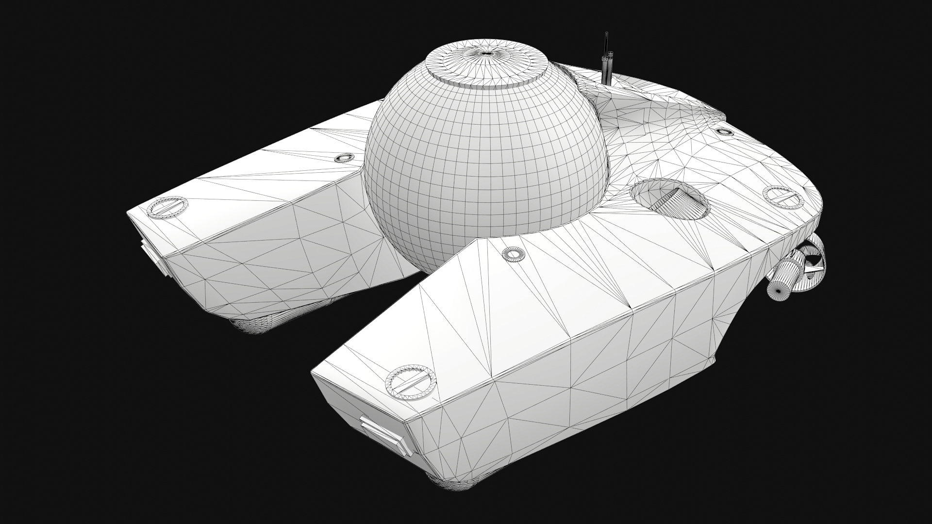 3D 3D Model Triton 660-2 Submarine - Red - TurboSquid 2281512