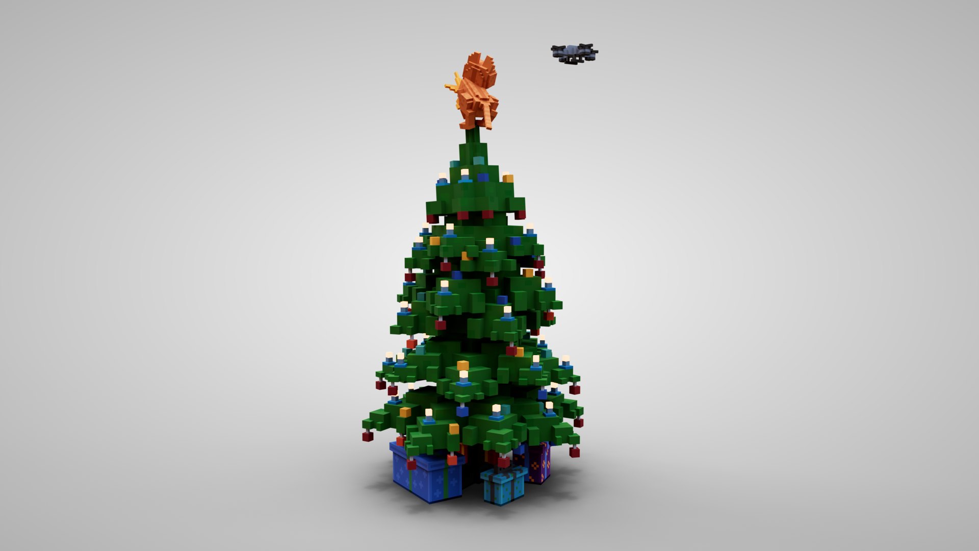 Voxel Christmas Tree 3D - TurboSquid 1939731