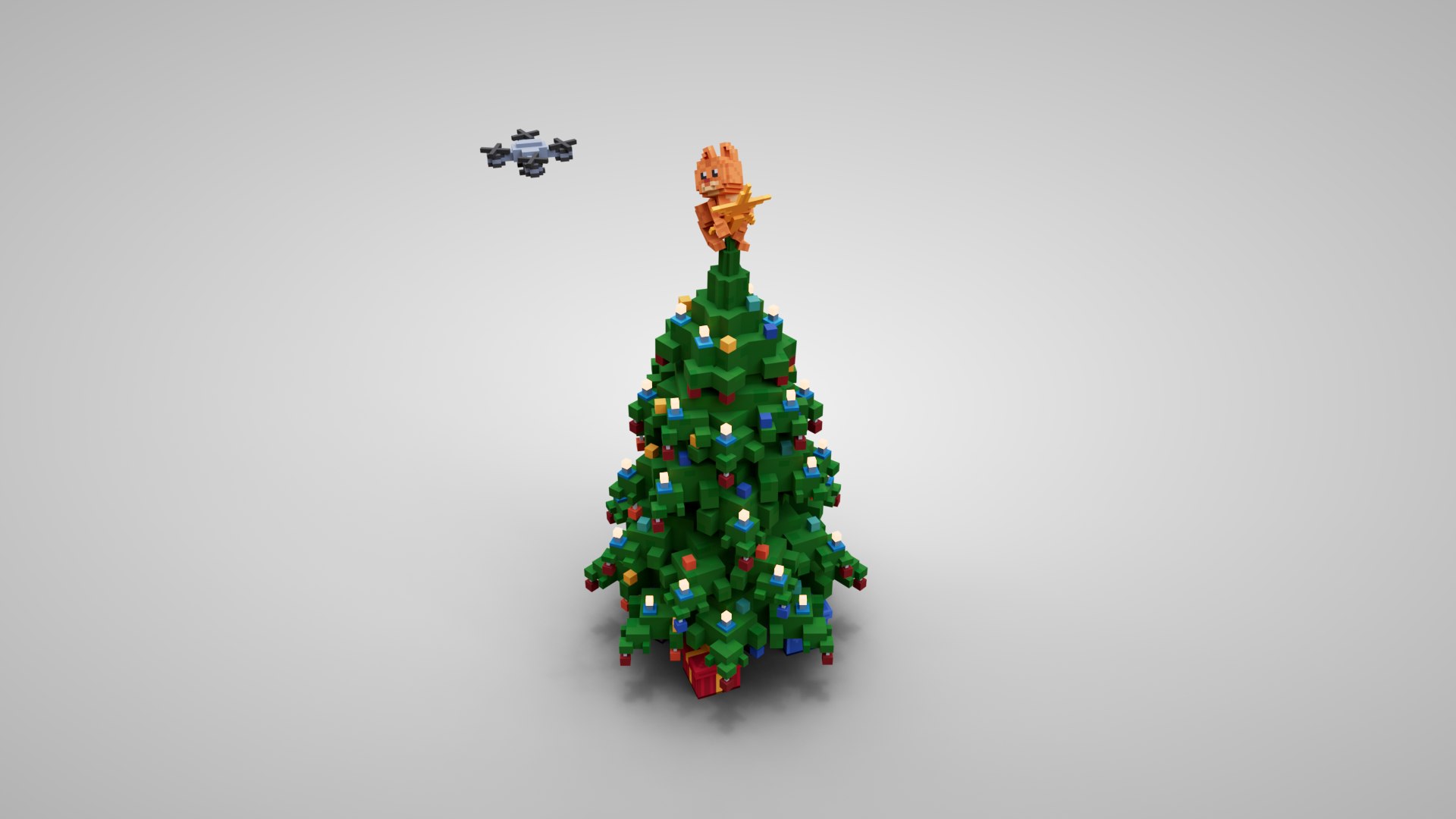 Voxel Christmas Tree 3D - TurboSquid 1939731