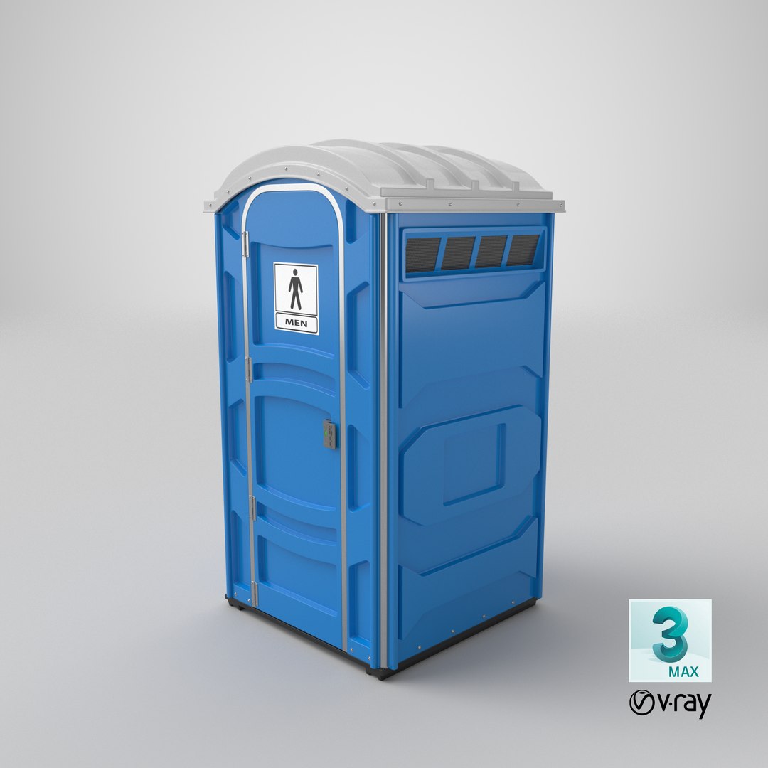 Detailed Portable Toilet 3D - TurboSquid 2040005