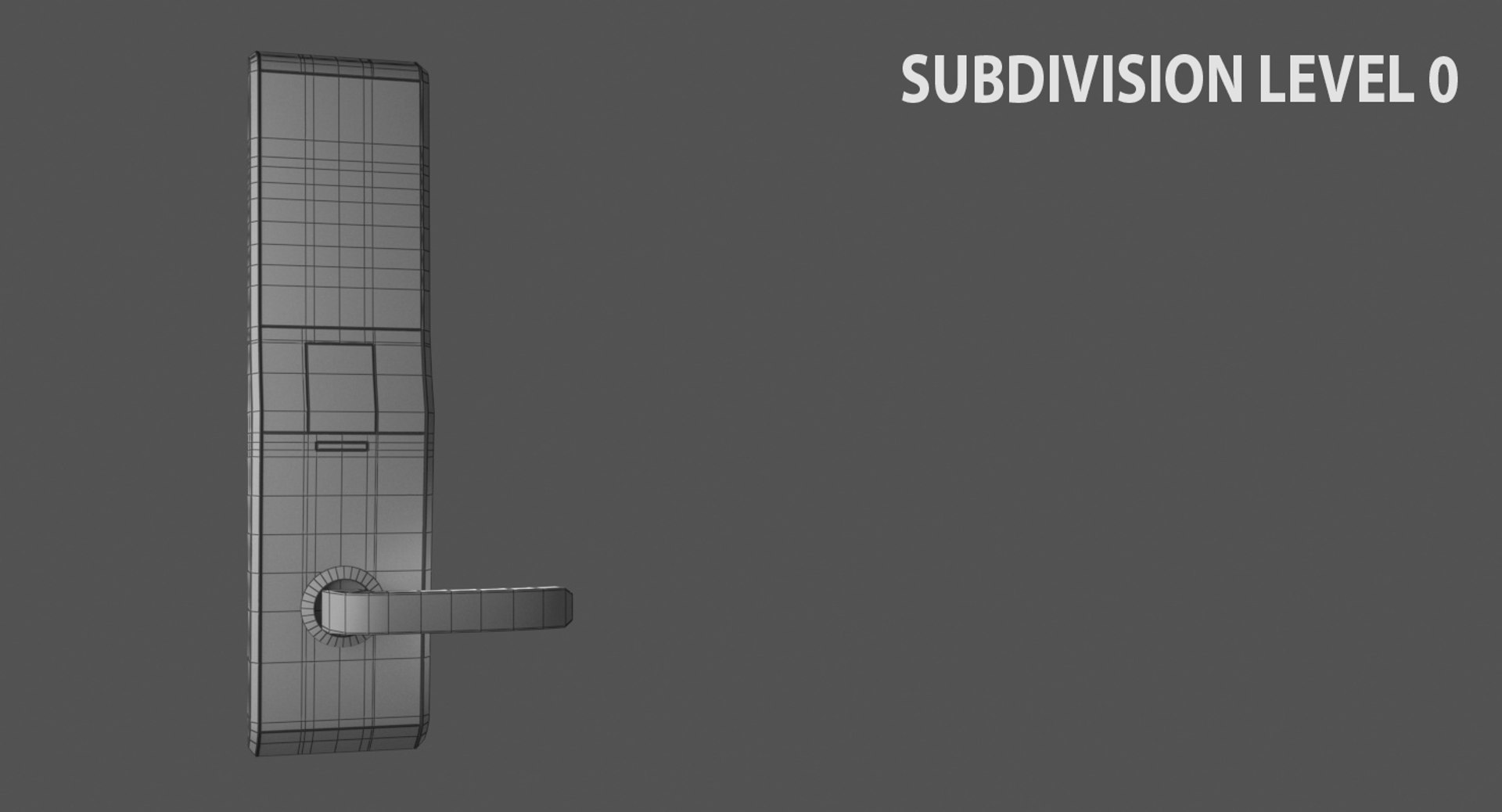 3D Dijital Door Lock Model - TurboSquid 1245798