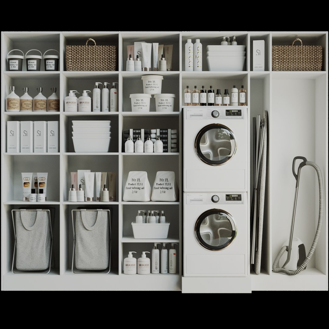 3D Model Laundry Room - TurboSquid 1844841