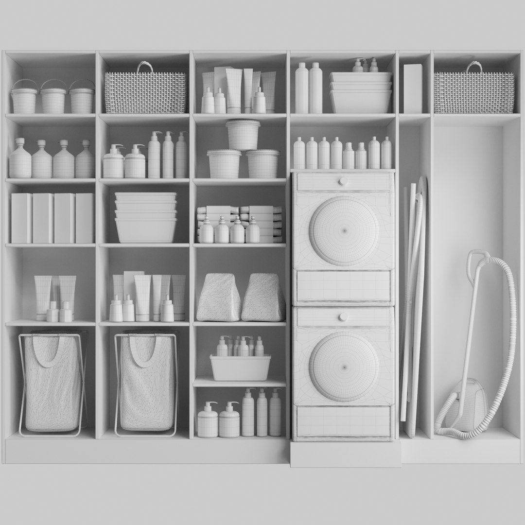 3D Model Laundry Room - TurboSquid 1844841