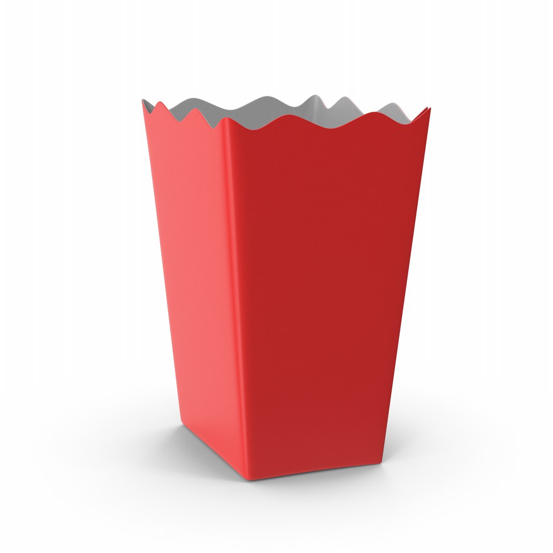 3D Popcorn Box Model - TurboSquid 1903664