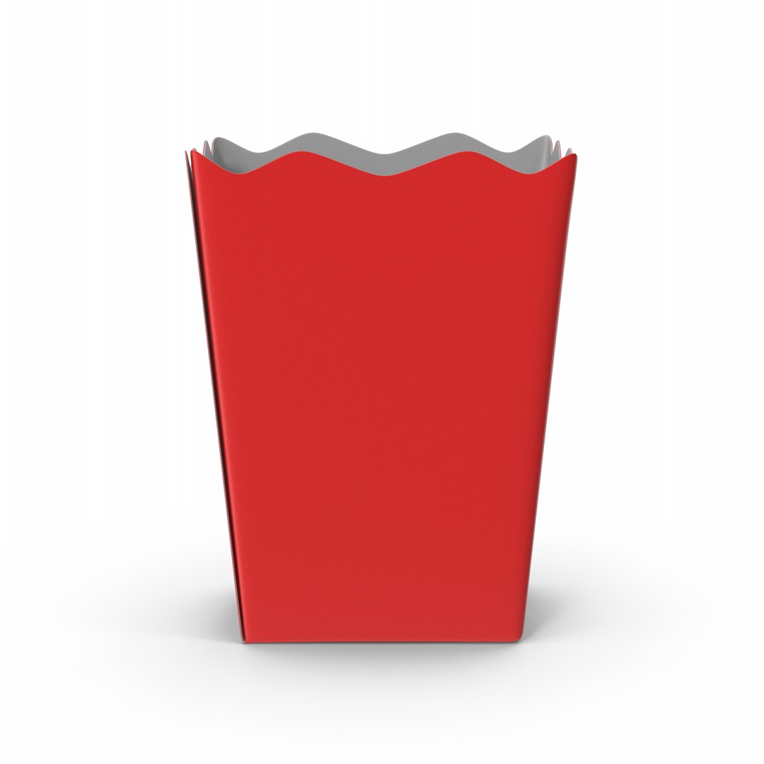 3D Popcorn Box Model - TurboSquid 1903664