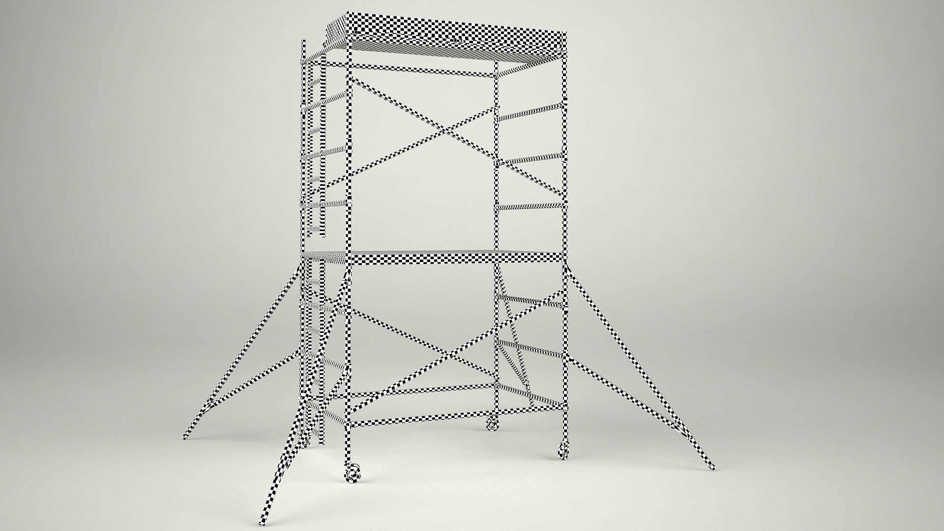 Scaffold Tower 3d Obj