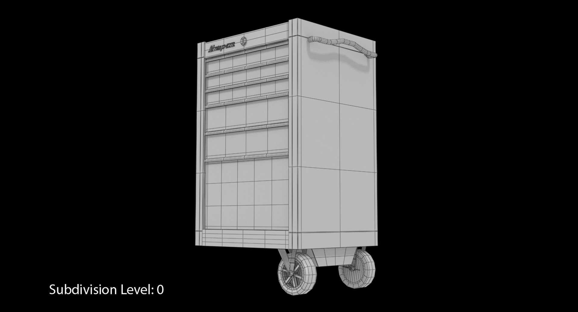 3D model tool storage end blue - TurboSquid 1160589