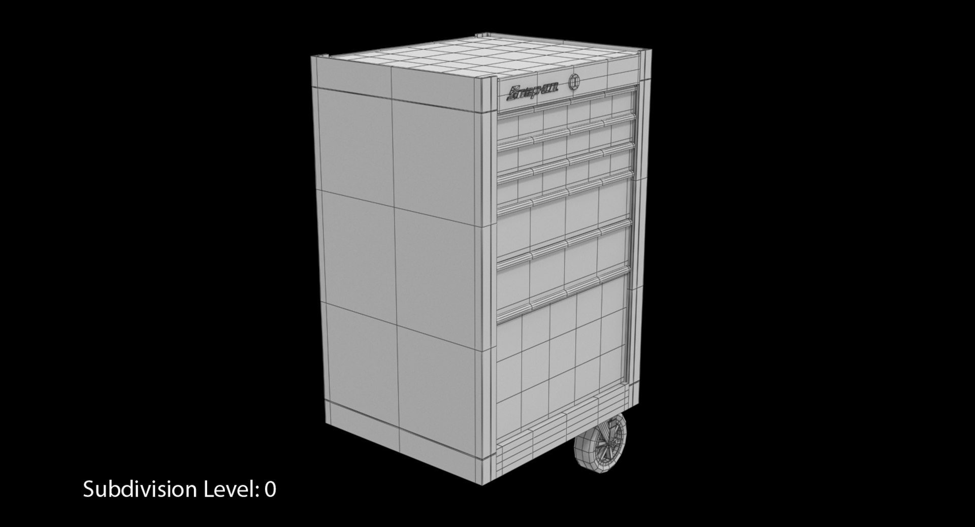 3D model tool storage end blue - TurboSquid 1160589