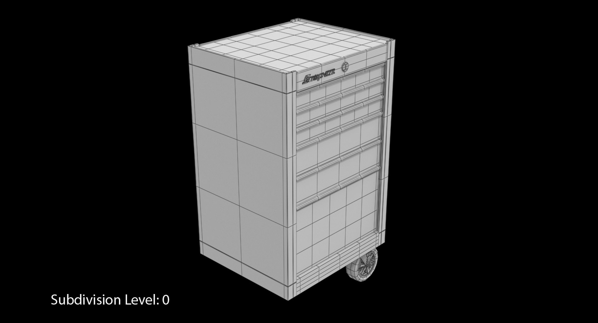 3D model tool storage end blue - TurboSquid 1160589