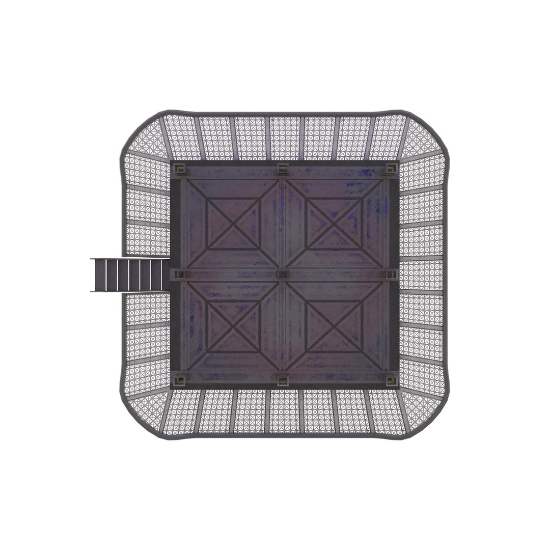 3d model helicopter platform