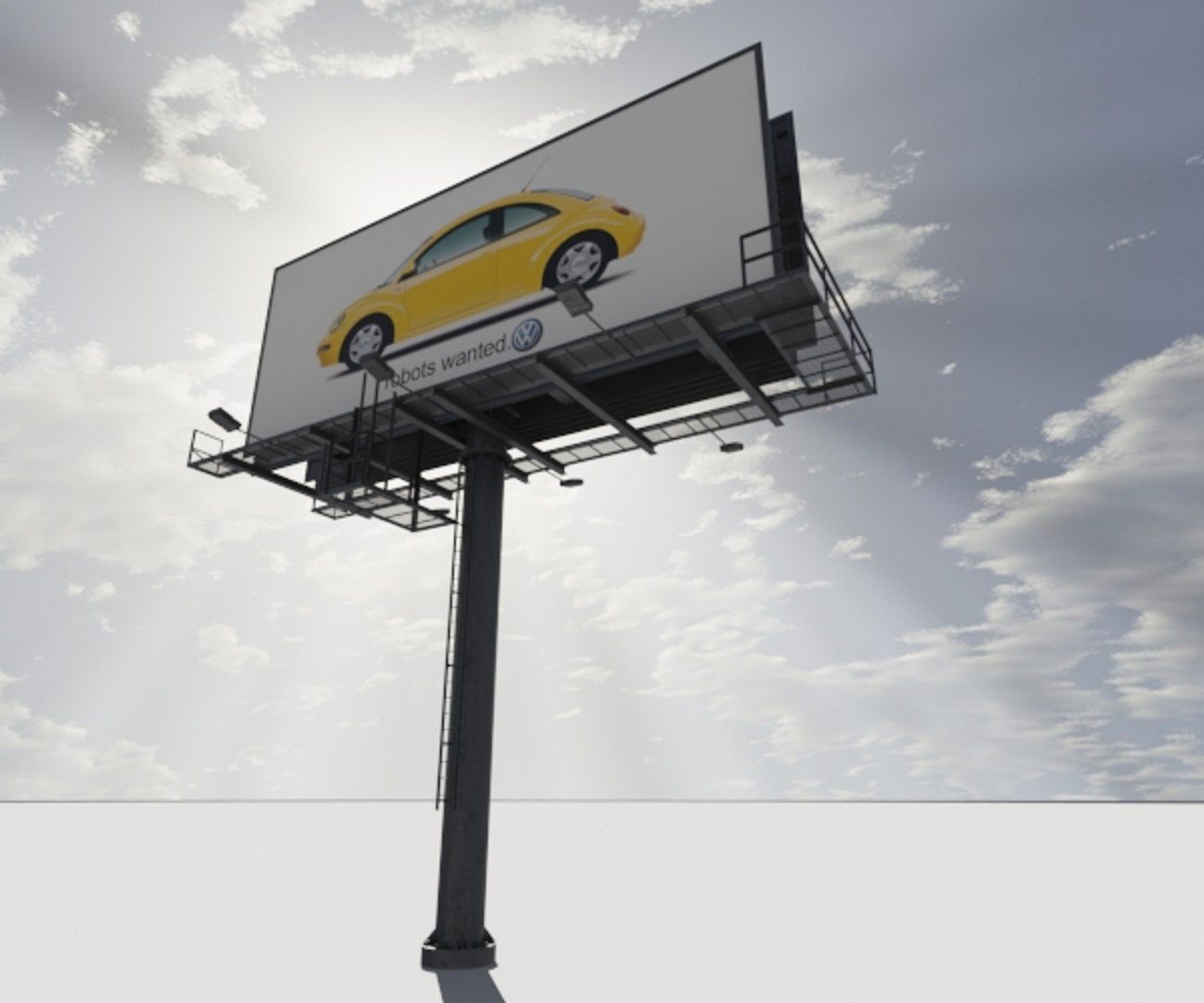 highway signs 3d model