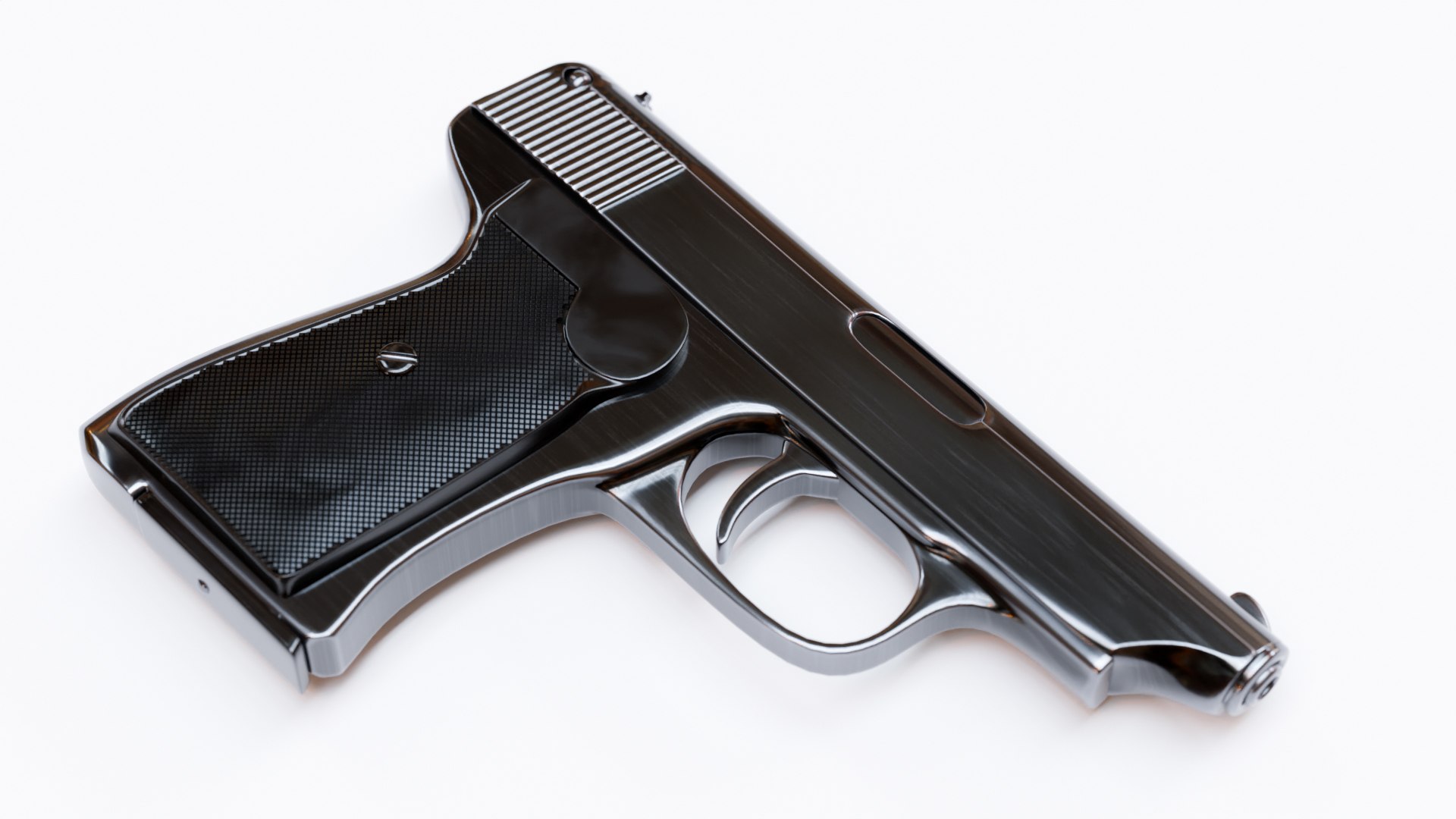 Sauer 38H German Semi-automatic Pistol 3D Model - TurboSquid 2036968