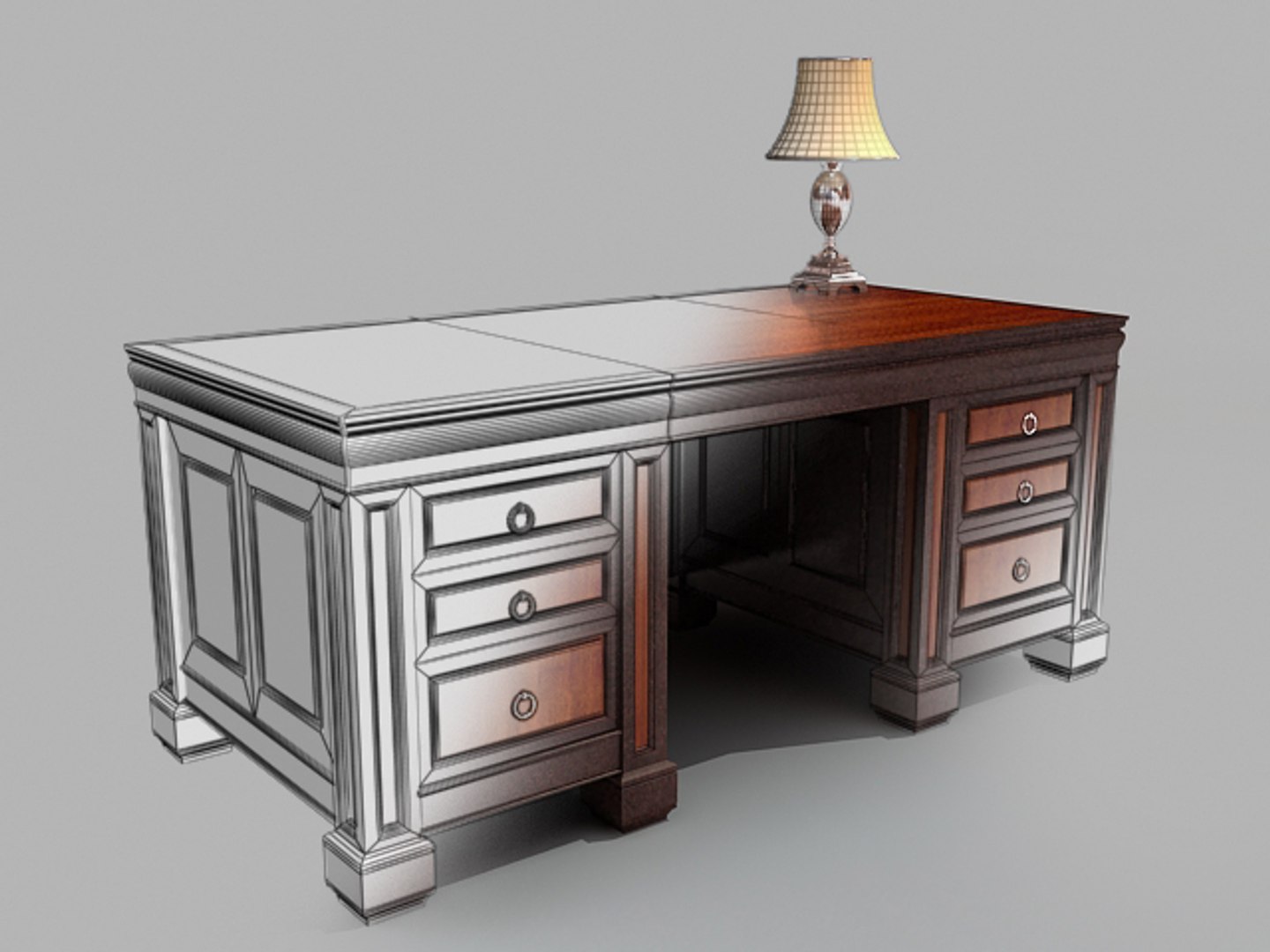 3ds Max Classic Office Table