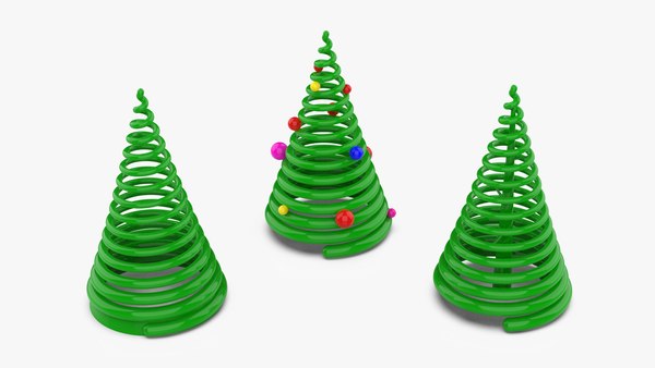 Christmas trees 3D model - TurboSquid 1999300