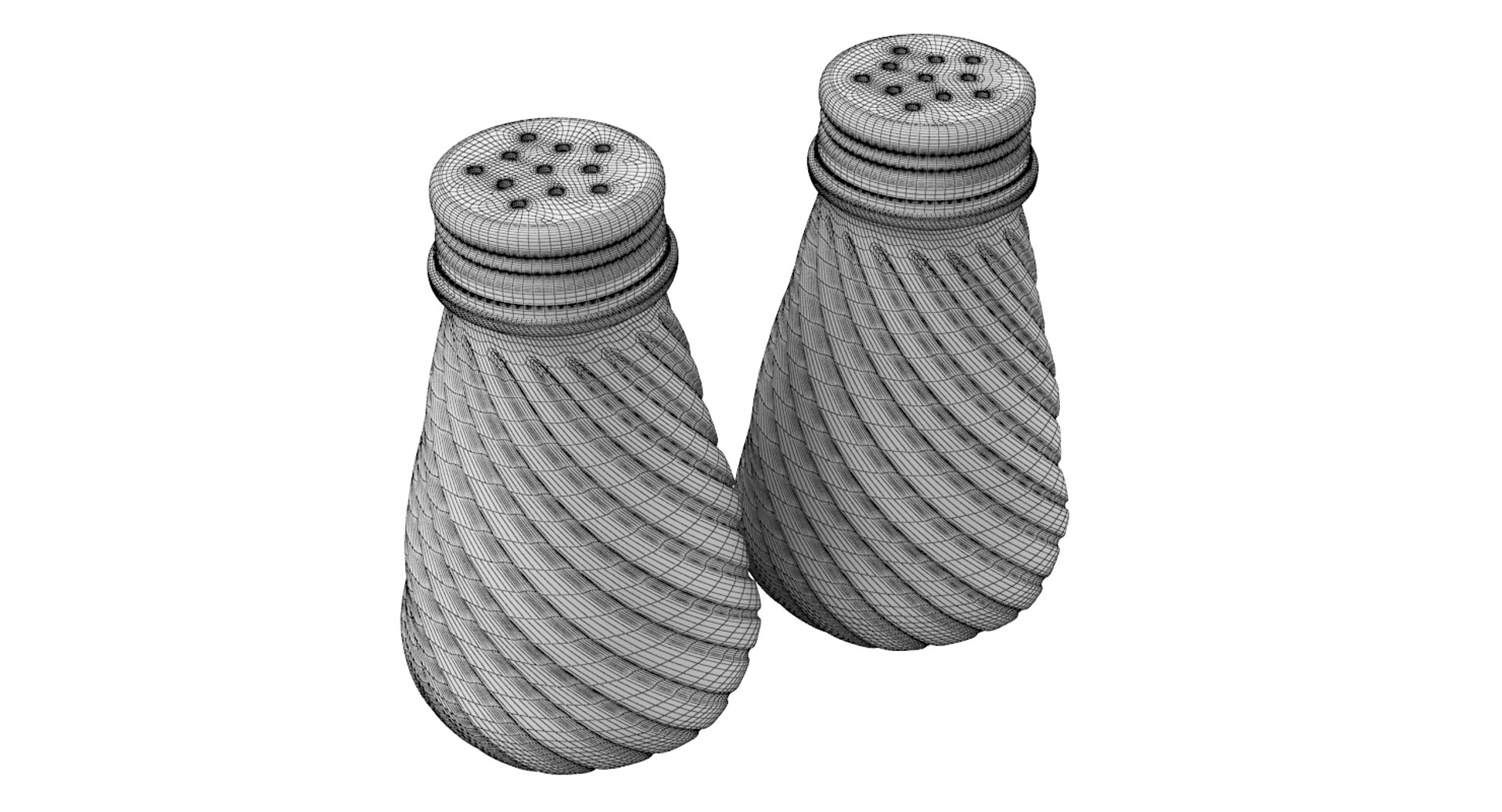 3D condiments holder - TurboSquid 1365692