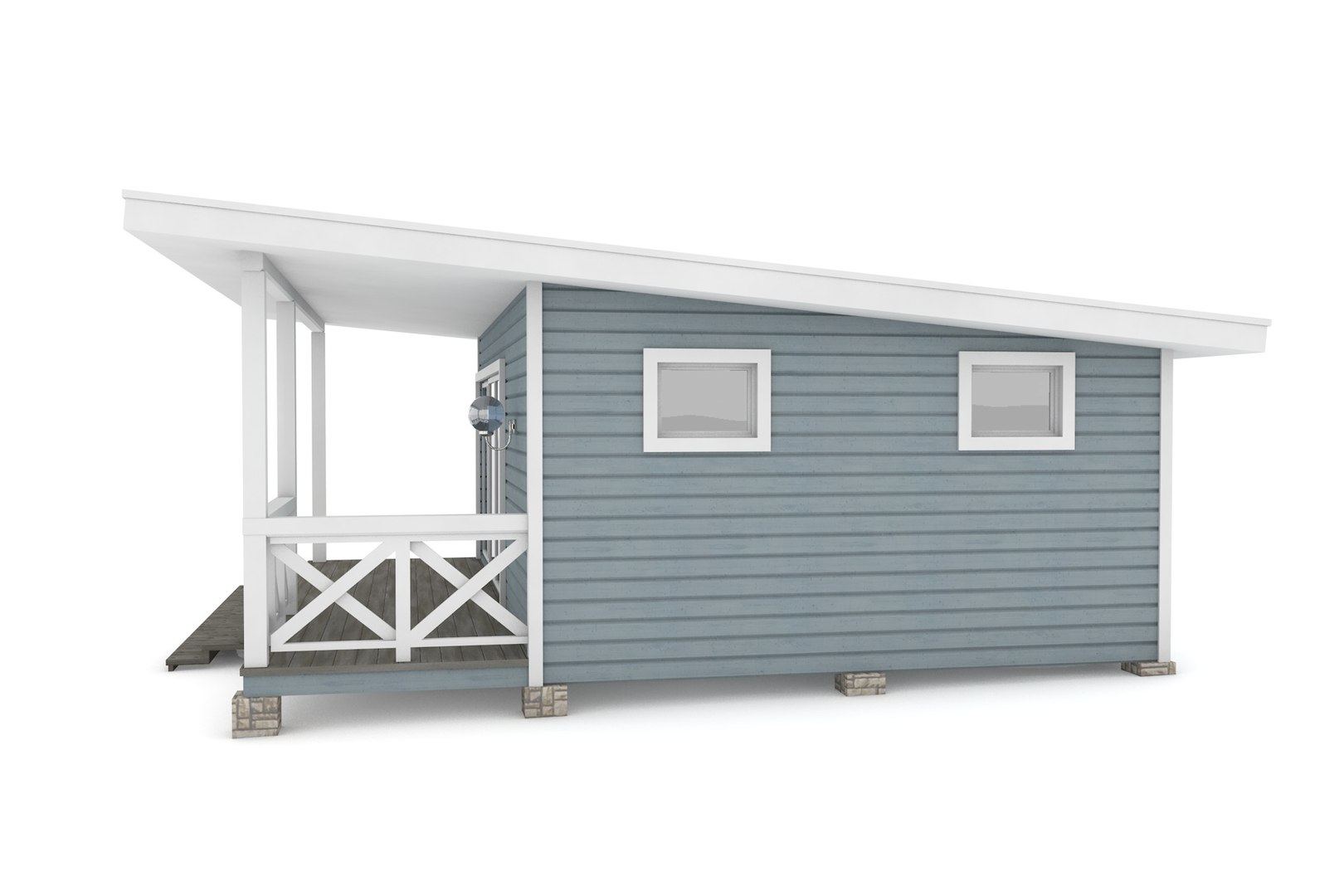 3D Rest House American - TurboSquid 1158197