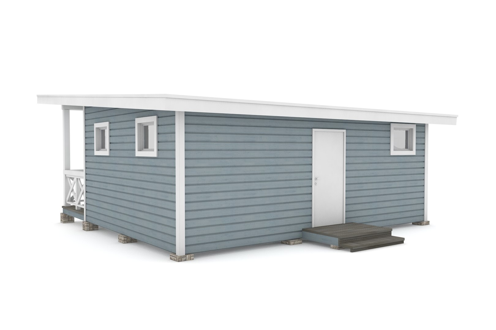 3D Rest House American - TurboSquid 1158197