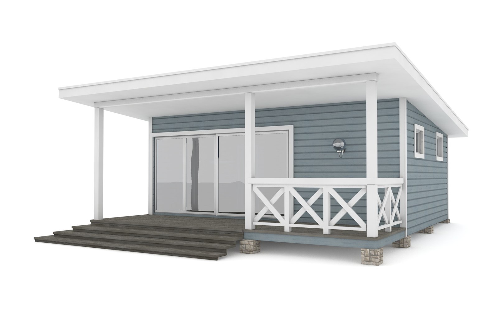 3D Rest House American - TurboSquid 1158197