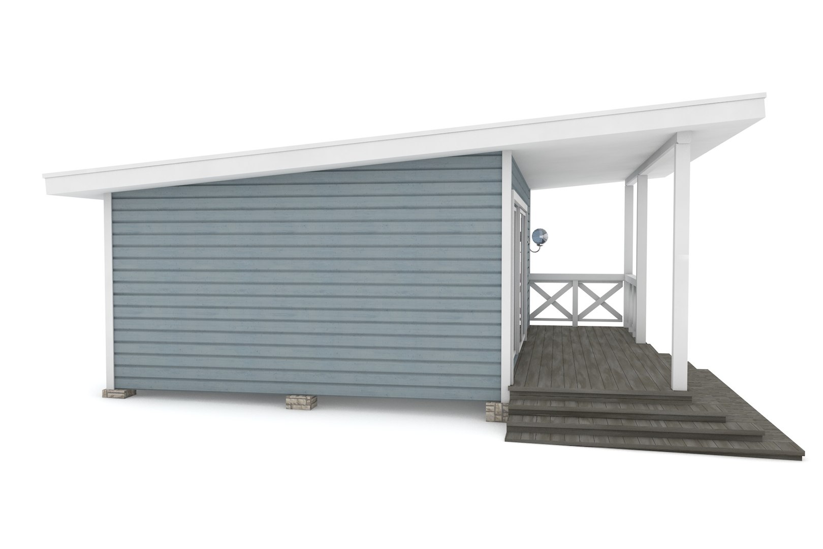 3D Rest House American - TurboSquid 1158197