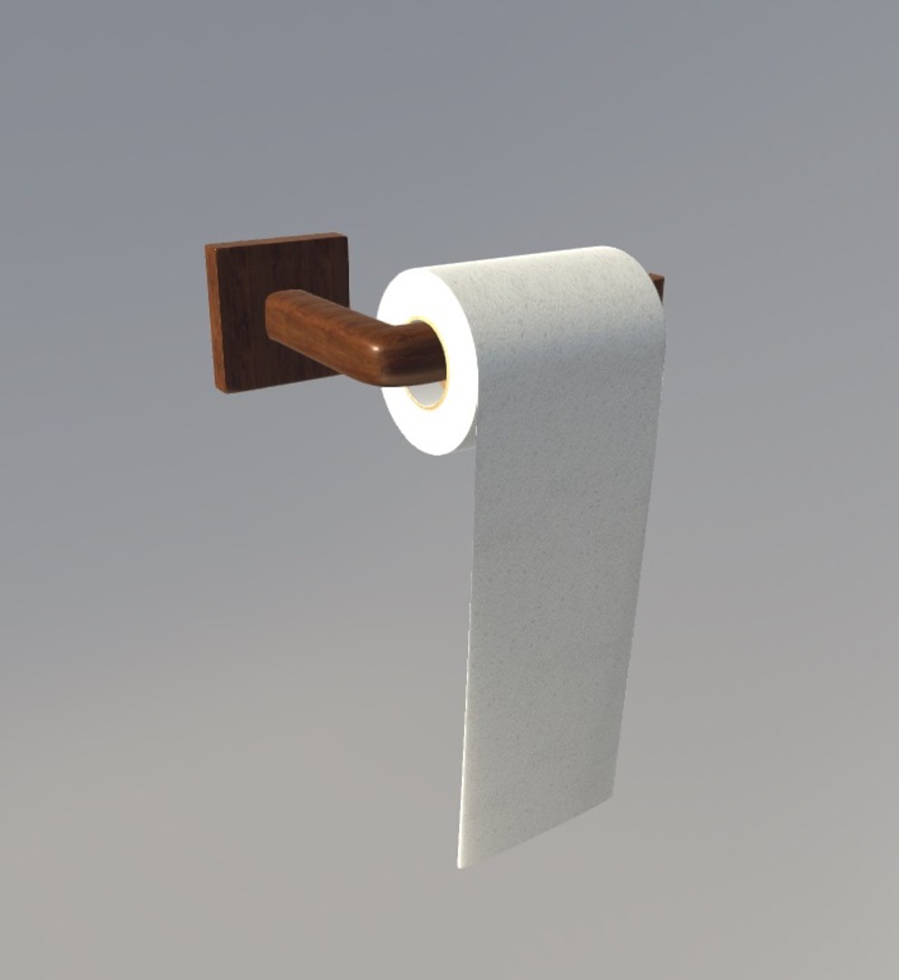 toilet paper 3d x