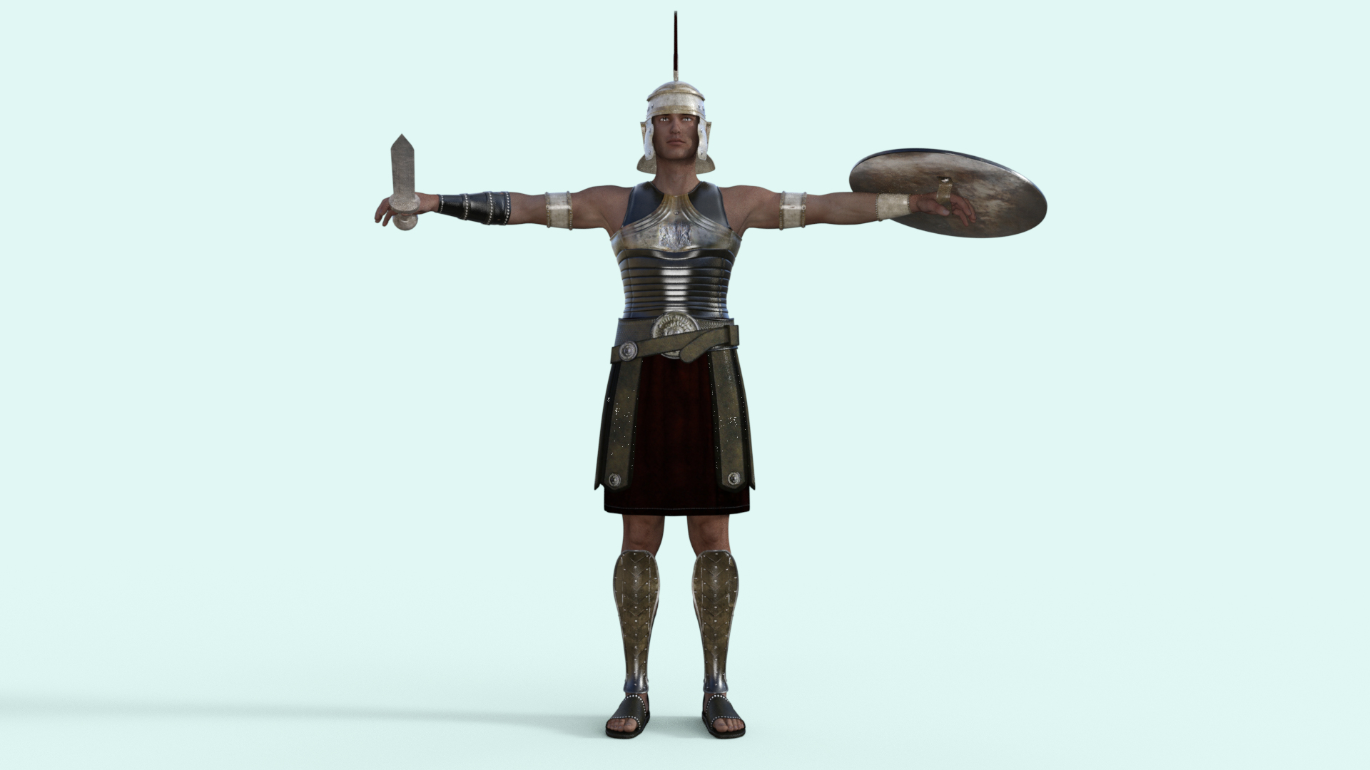 Roman Soldier Rigged 3D - TurboSquid 2091477