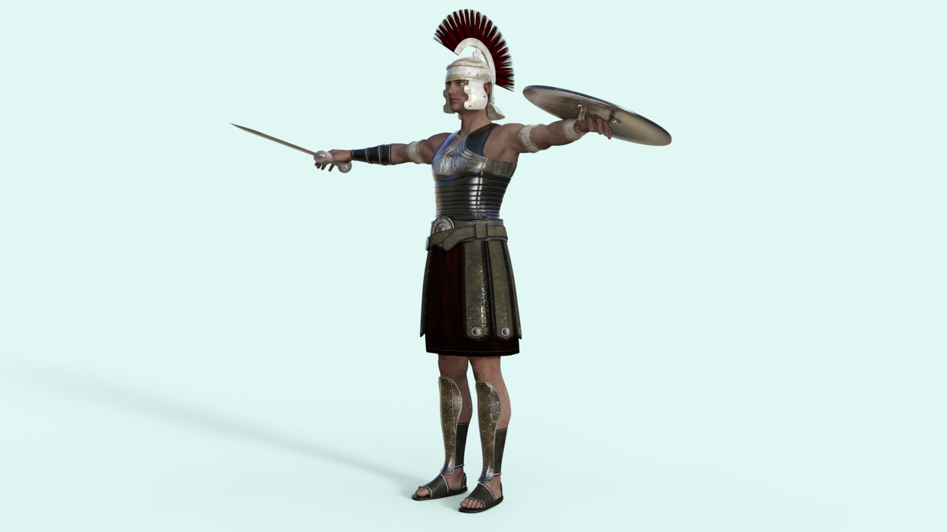 Roman Soldier Rigged 3D - TurboSquid 2091477
