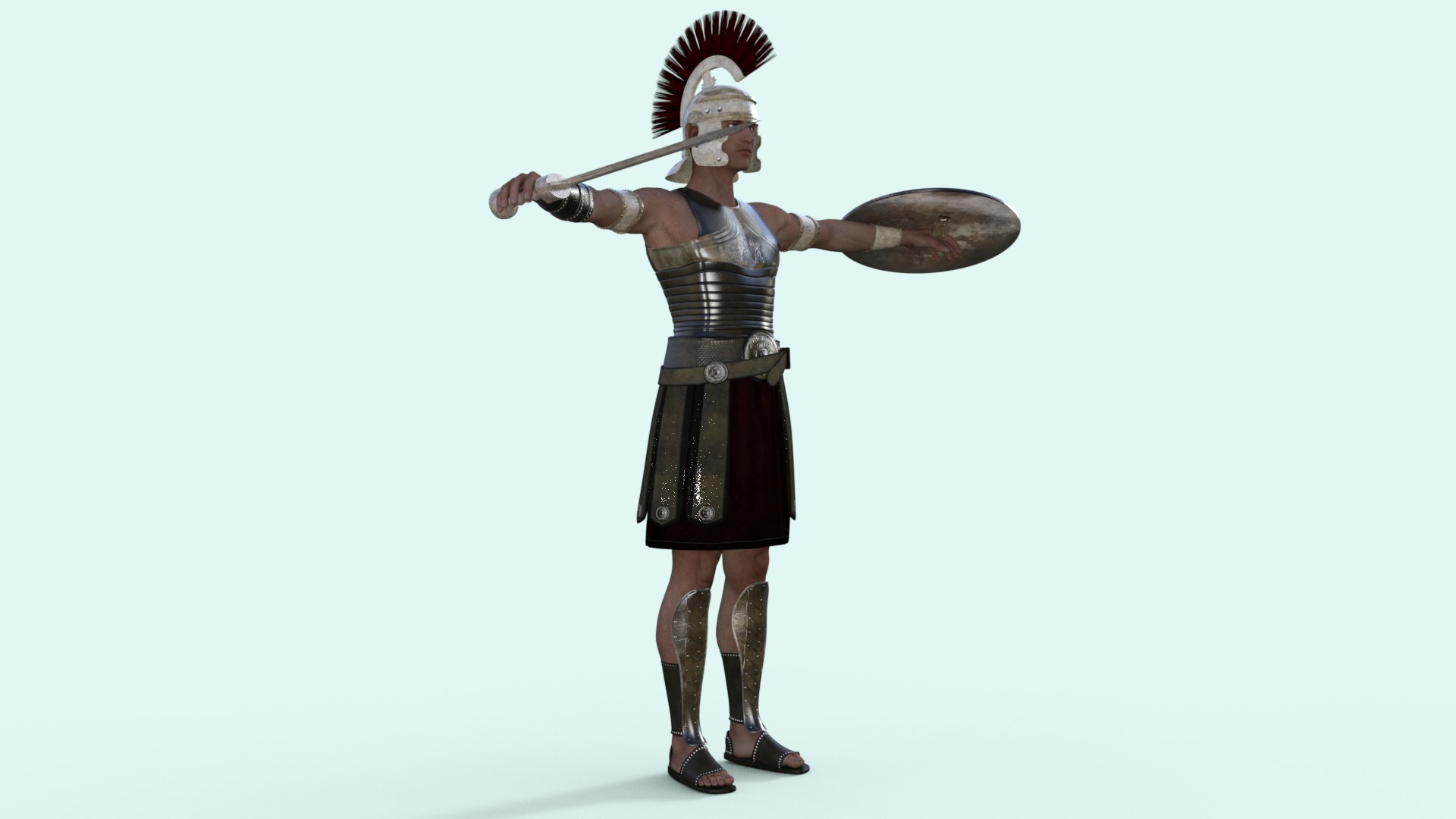 Roman Soldier Rigged 3D - TurboSquid 2091477