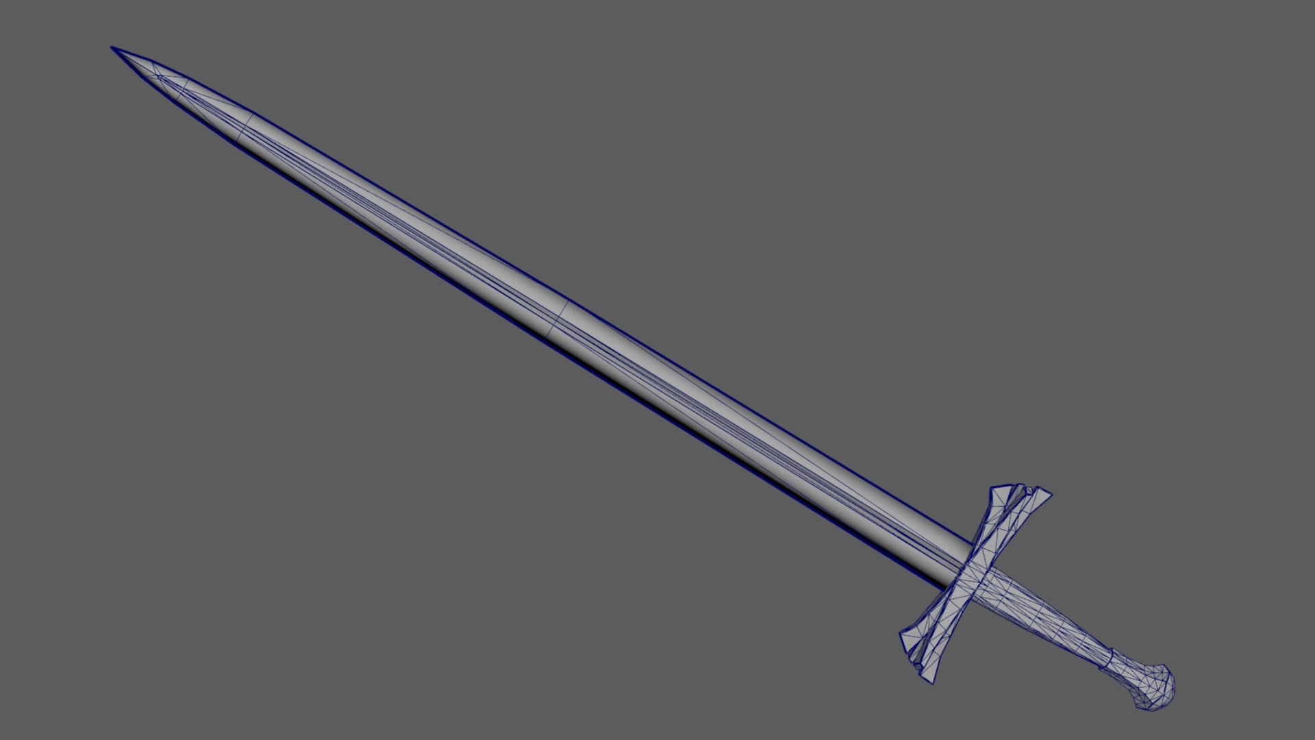 The Medieval Longsword V3 LOW POLY 3D Model - TurboSquid 1771850