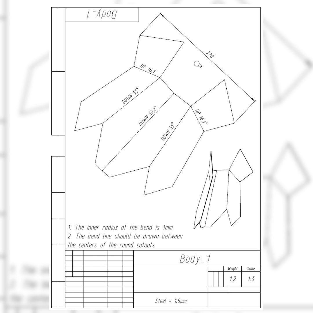 3D German Shepherd made of sheet metal DXF model - TurboSquid 1865217