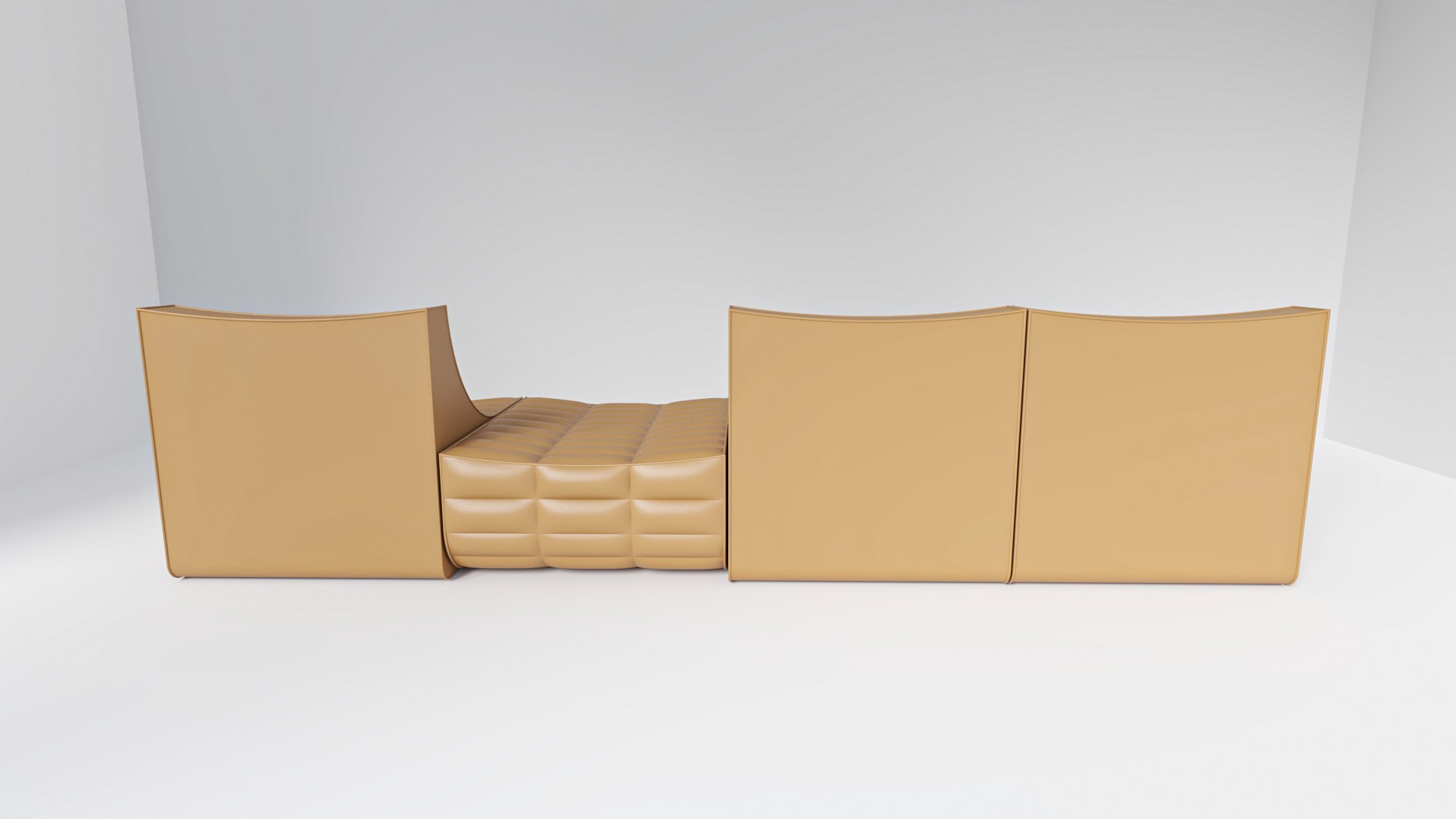 3D Tanner Modular Sectional - TurboSquid 2410666