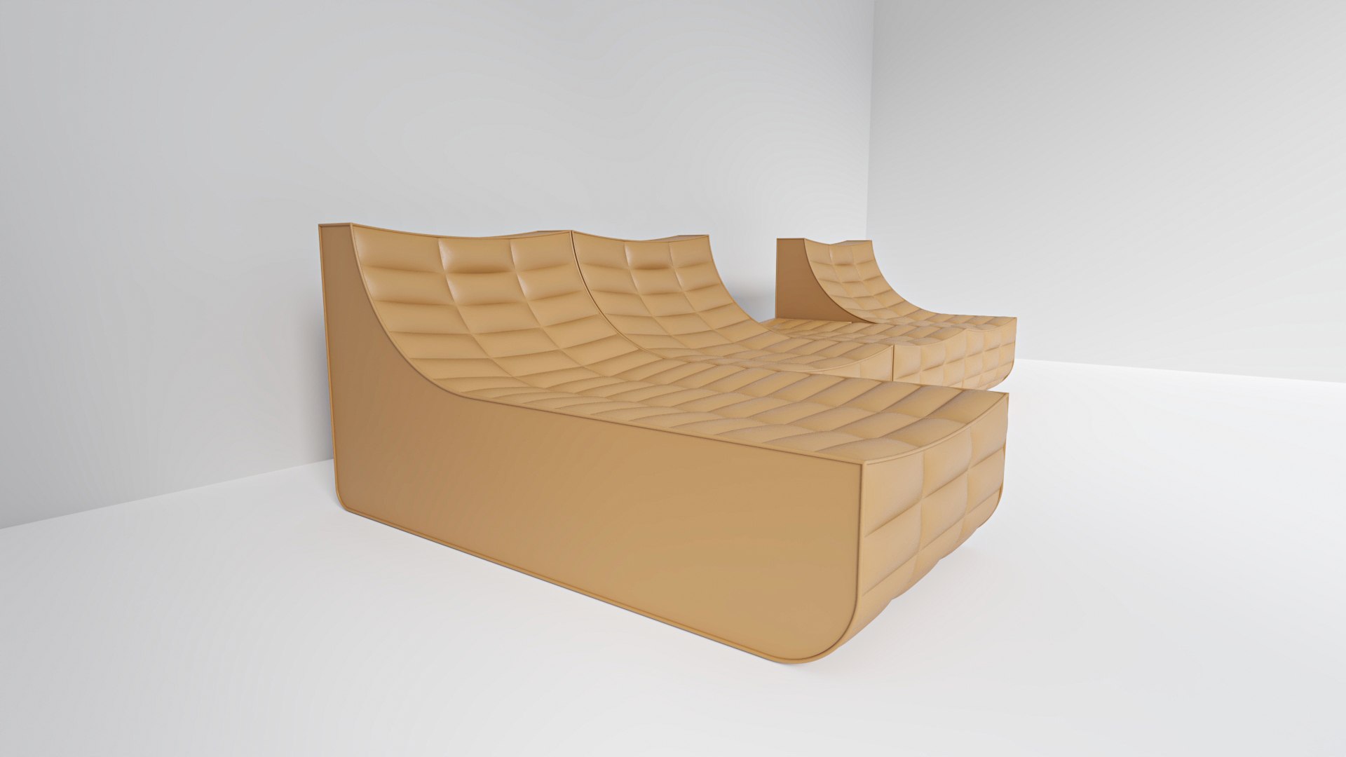 3D Tanner Modular Sectional - TurboSquid 2410666