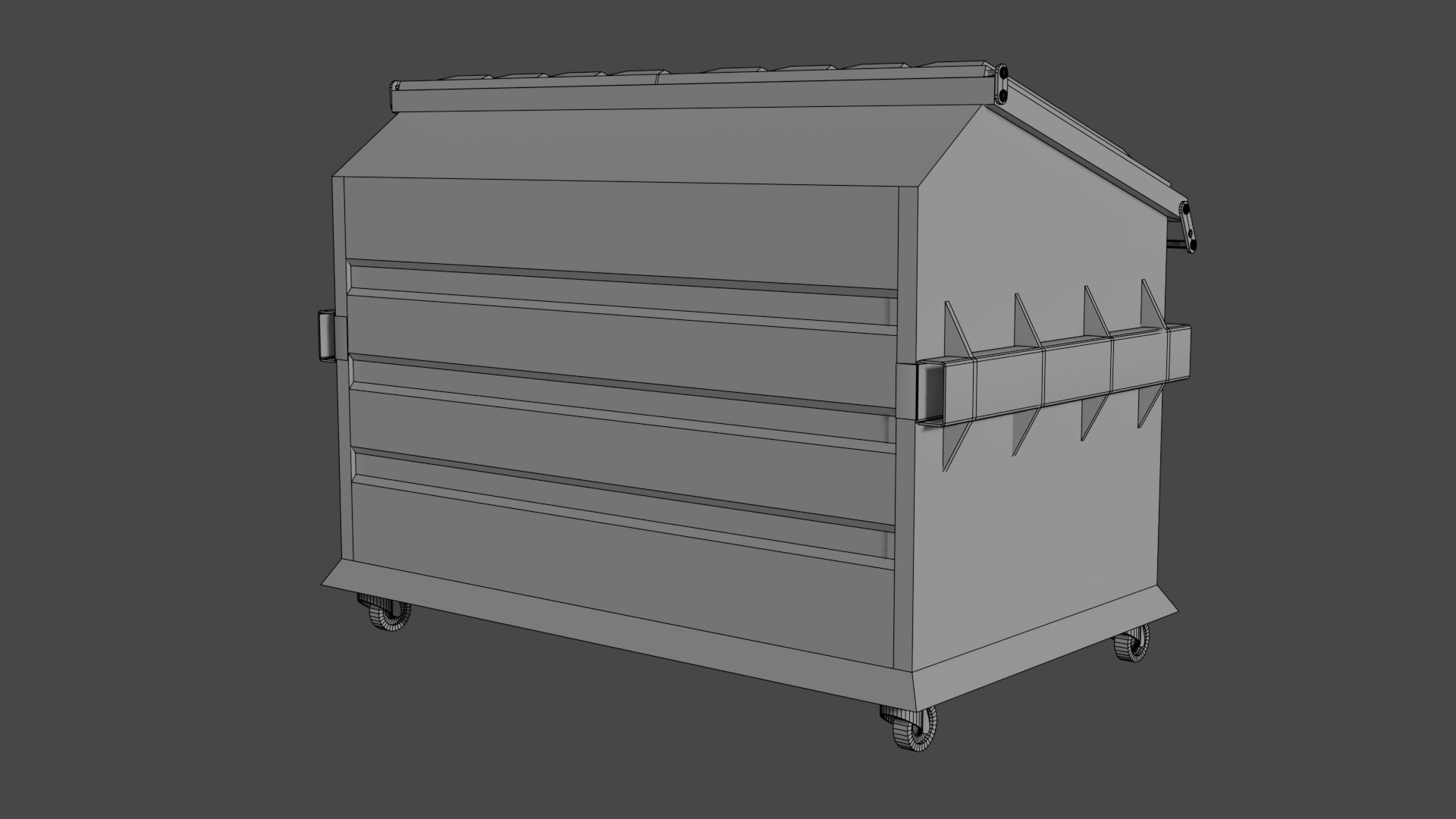 3D model dumpster industrial container - TurboSquid 1690327