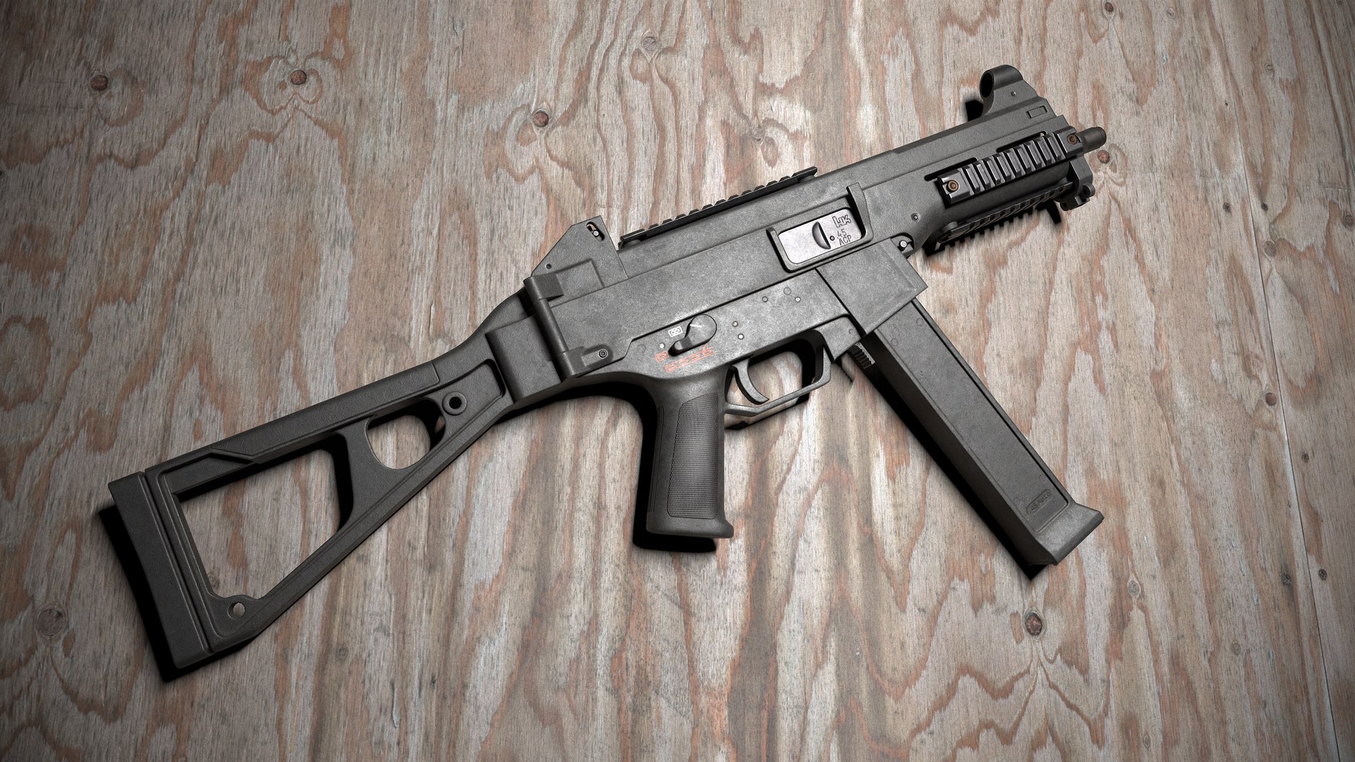 3D Game Ready HK UMP-45 - TurboSquid 1982830