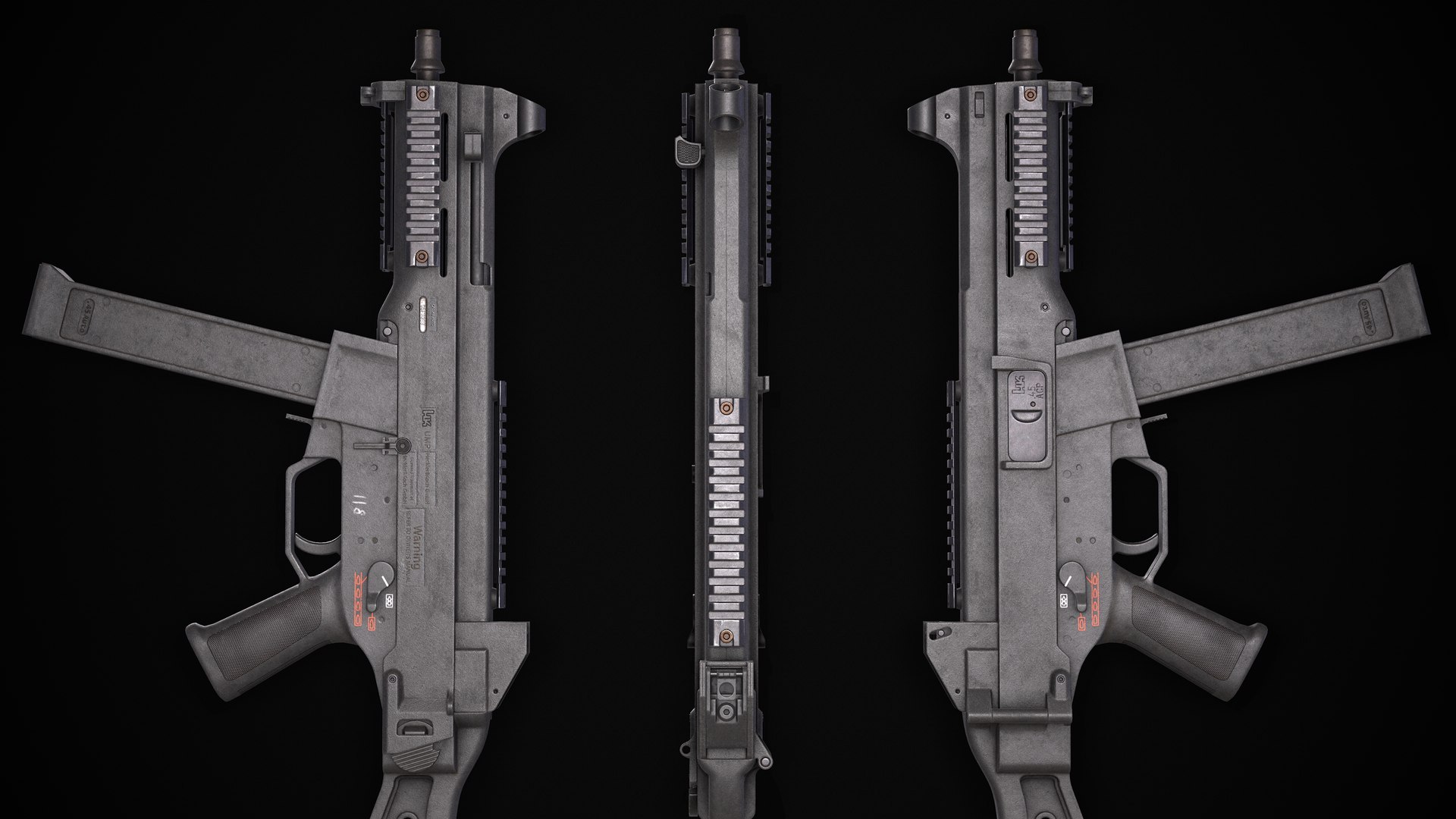 3D Game Ready HK UMP-45 - TurboSquid 1982830