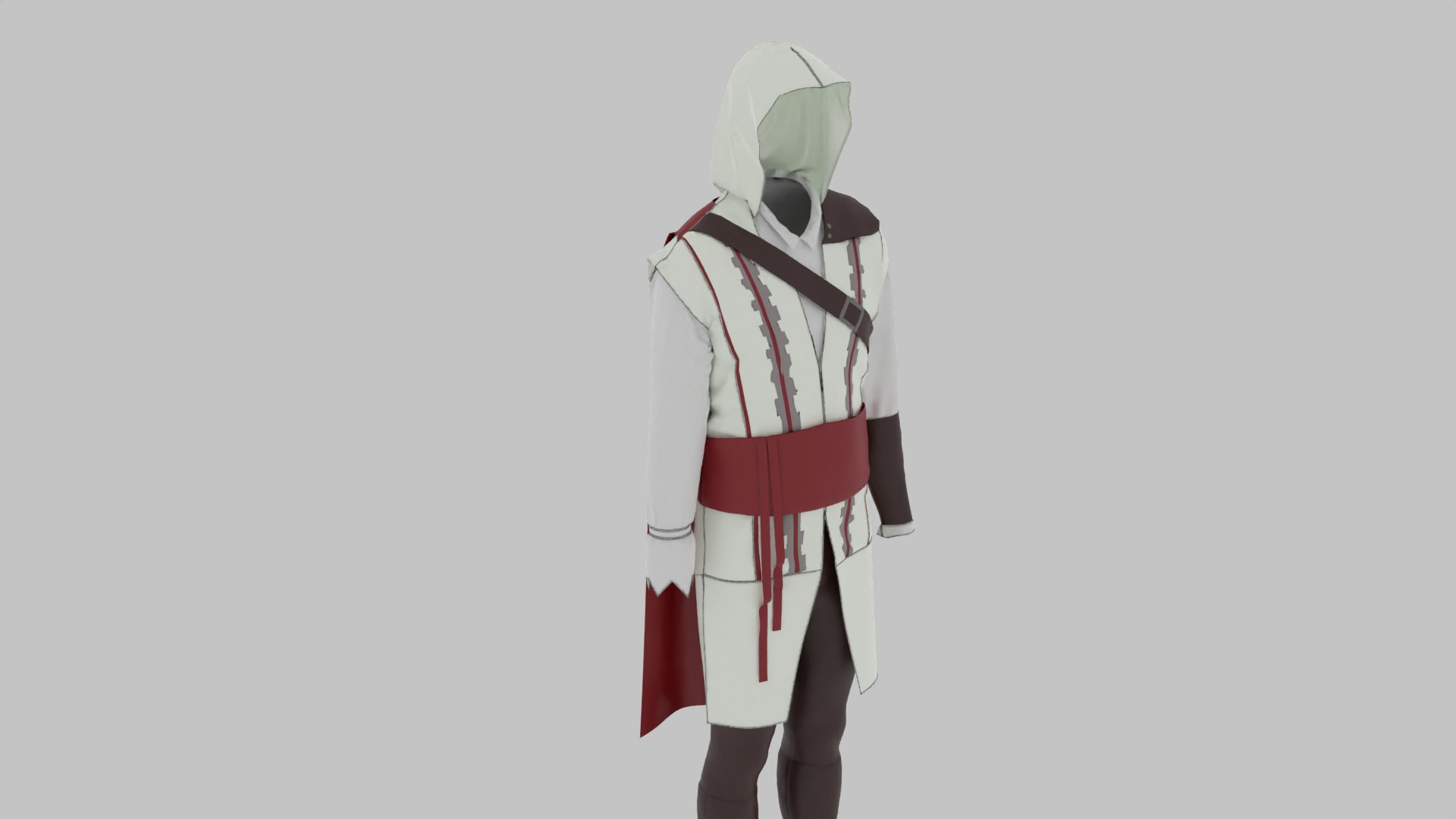 Assassin Costume 3D Model - TurboSquid 1973033