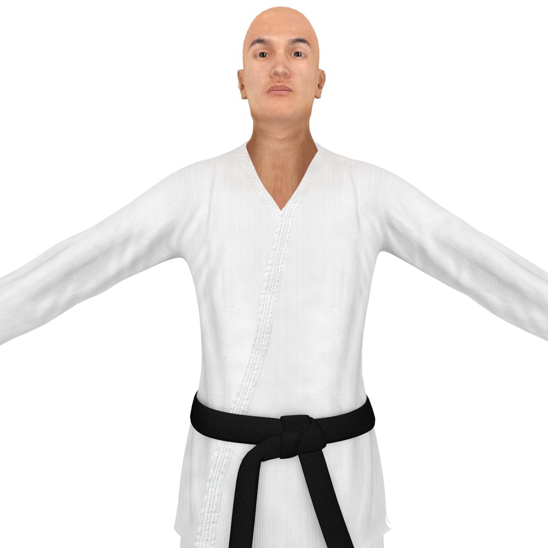 Karate martial artist 3D model - TurboSquid 1291929