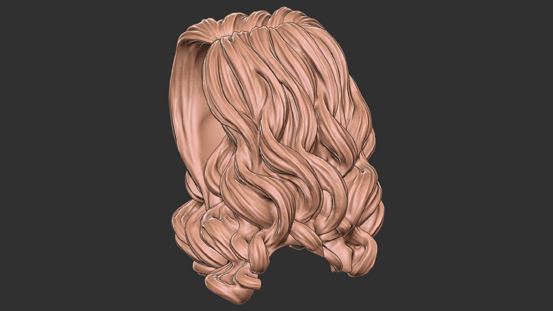 Hair 46 3D Model - TurboSquid 1987118