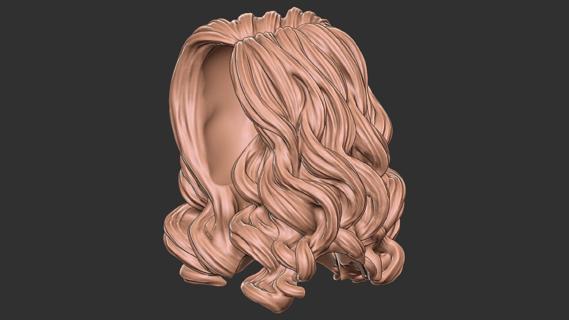 Hair 46 3D Model - TurboSquid 1987118