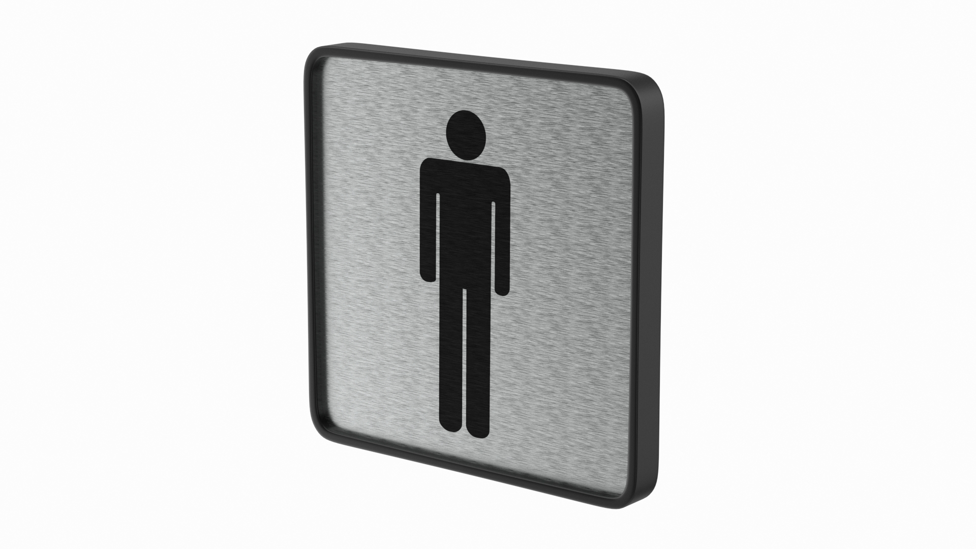 3D Mens Toilet Compliance Sign Model - TurboSquid 2041650