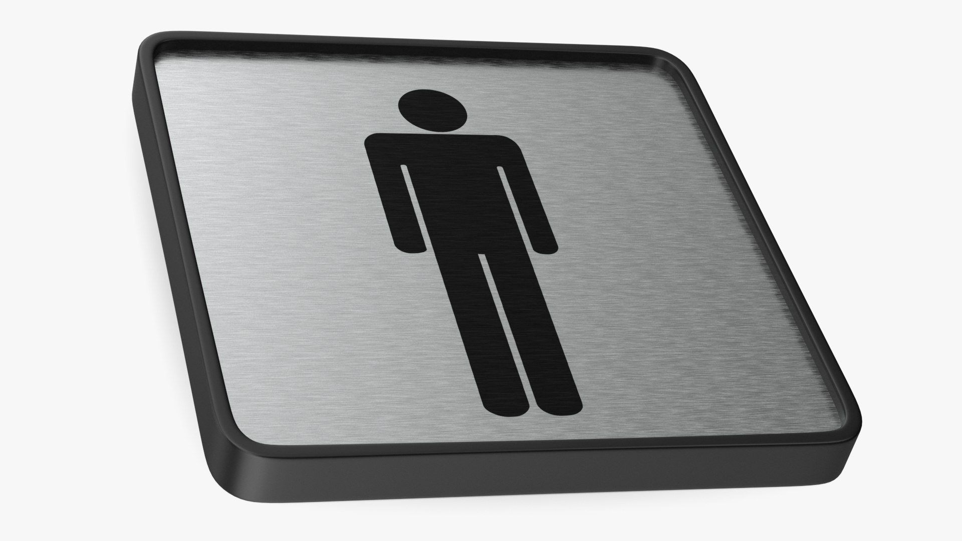 3D Mens Toilet Compliance Sign model - TurboSquid 2041650