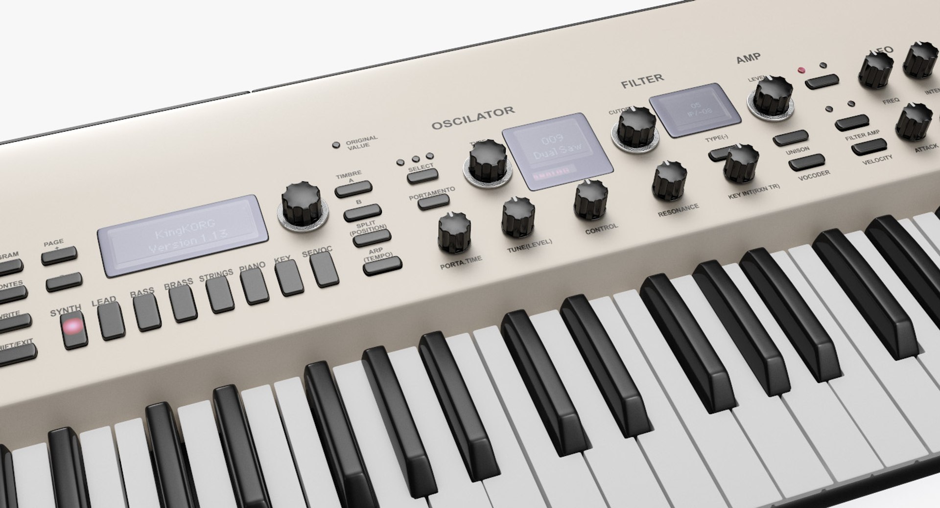 Korg Kingkorg 61 Key 3D - TurboSquid 1356442