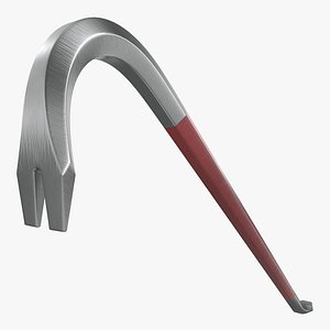 3D Model Old Metal Crowbar Bar - TurboSquid 1456324