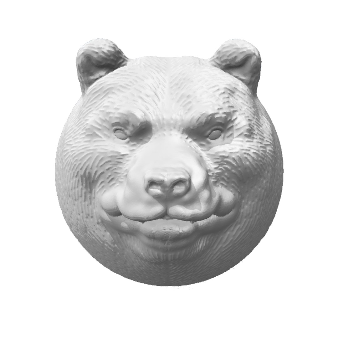 Bear head model - TurboSquid 1176441