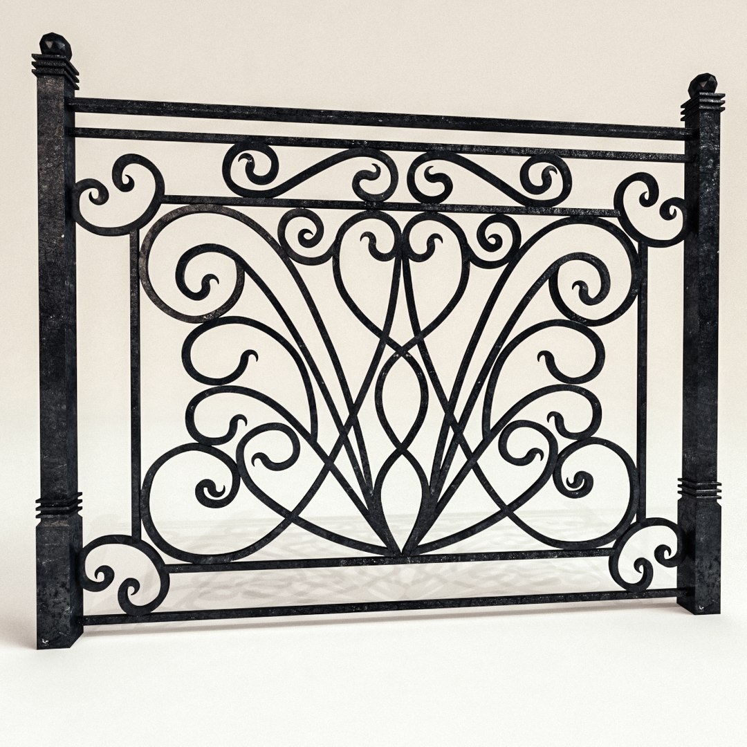 3D A set of railings for exterior visualizations - TurboSquid 2077408