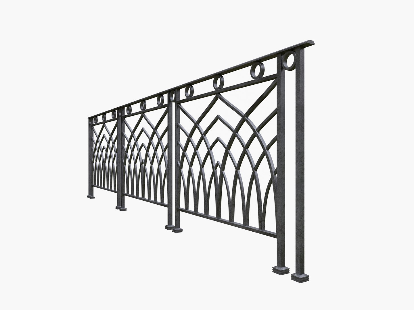 3D A set of railings for exterior visualizations - TurboSquid 2077408