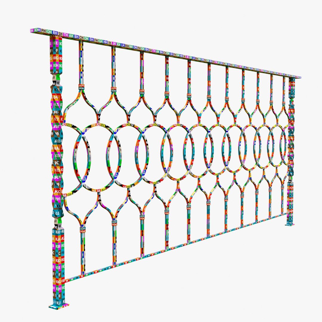 3D A Set Of Railings For Exterior Visualizations - TurboSquid 2077408