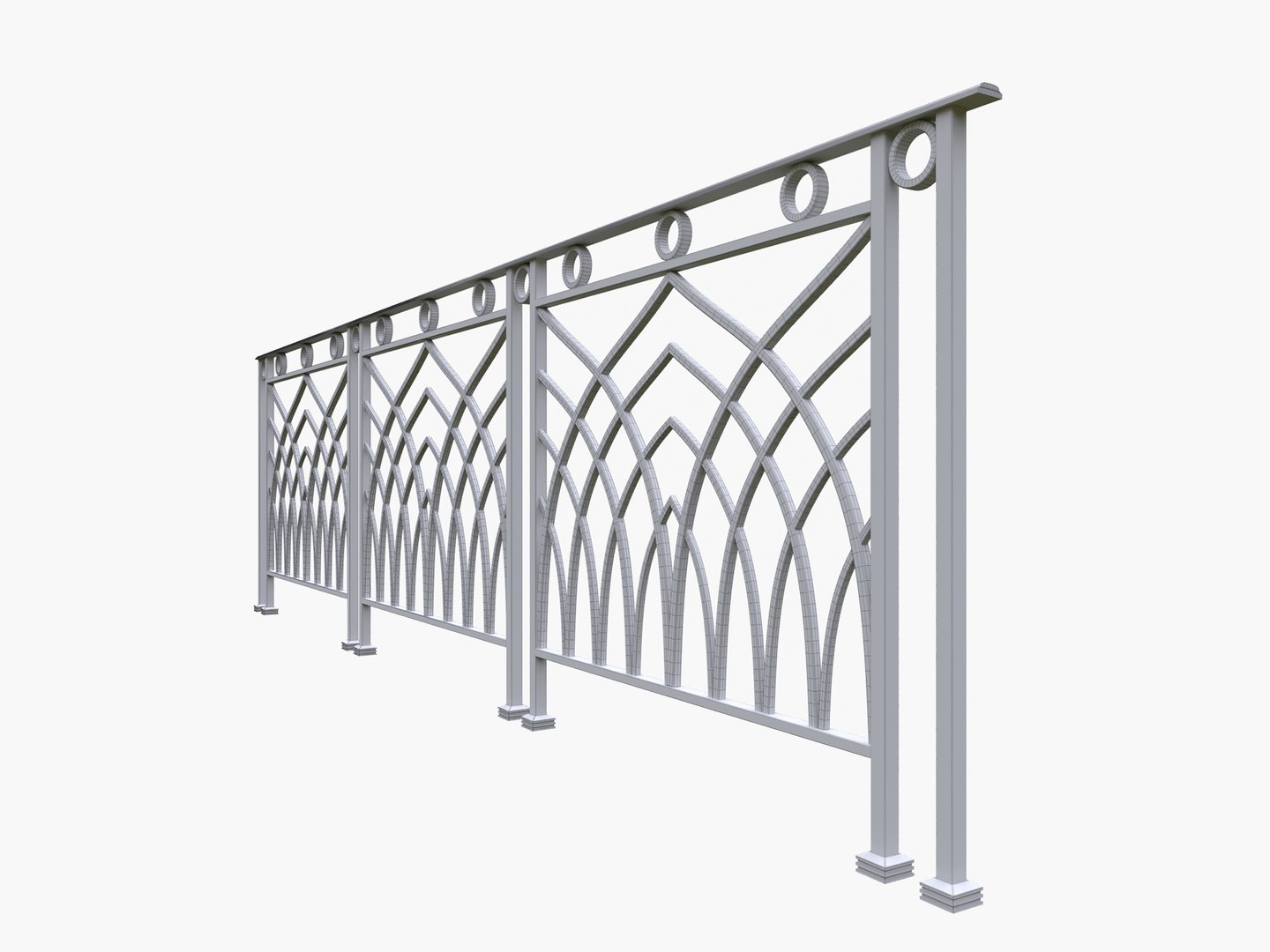 3D A set of railings for exterior visualizations - TurboSquid 2077408