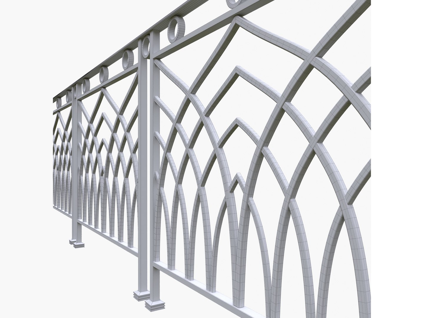 3D A set of railings for exterior visualizations - TurboSquid 2077408