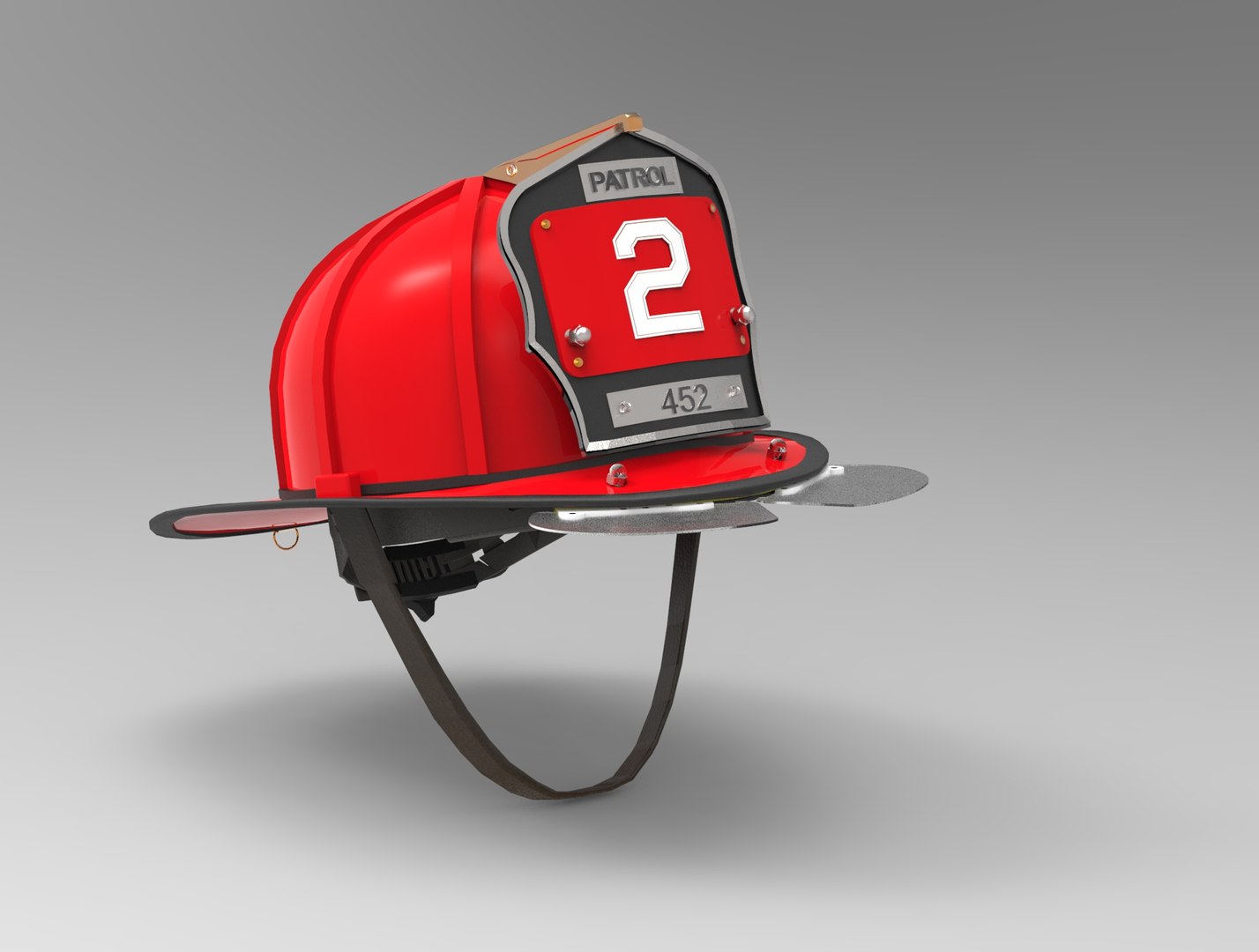 3D Fireman Helmet - TurboSquid 1424862