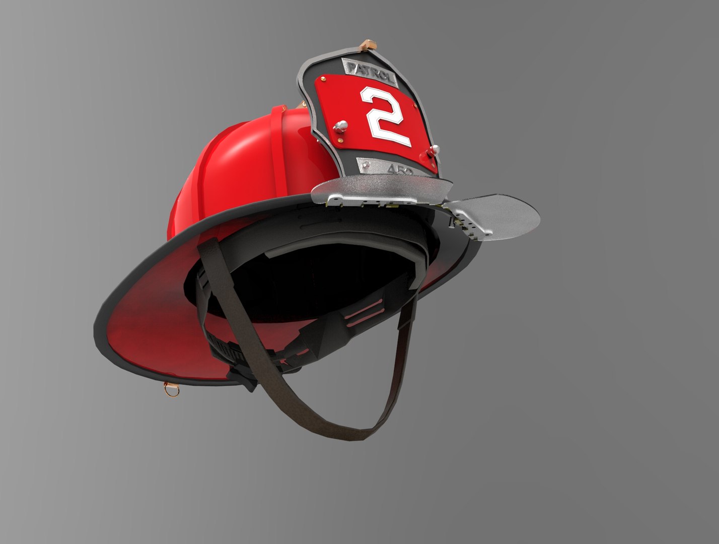 3D Fireman Helmet - TurboSquid 1424862